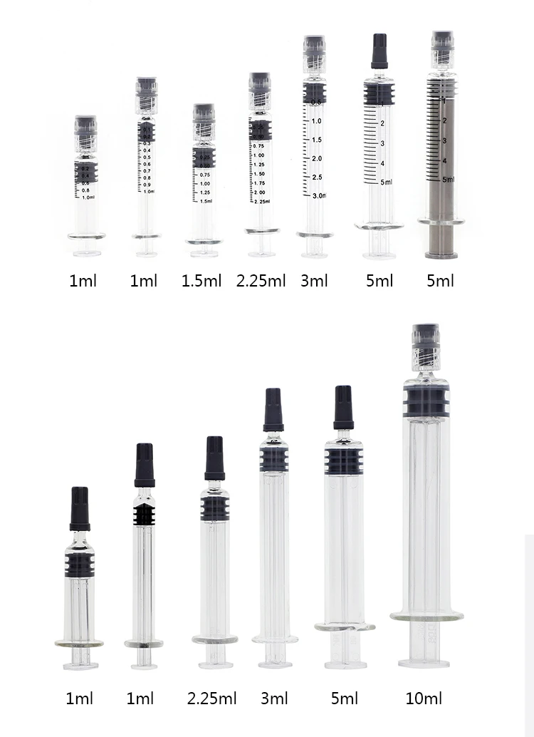 Glass Syringe Luer Lock Syringe Borosilicate Glass Syringe - Buy 1 Ml ...