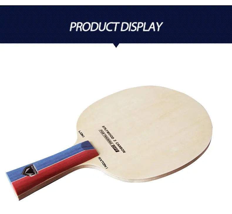 Wholesale LOKI Rxton 1 Carbon Table Tennis Blade for Beginners