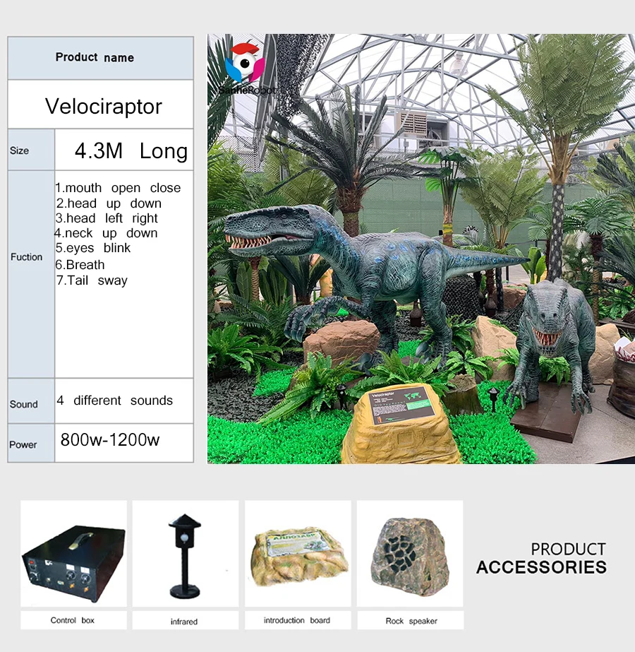 Life Size Raptor Dinosaur for Sale - Perfect for Kids & Education