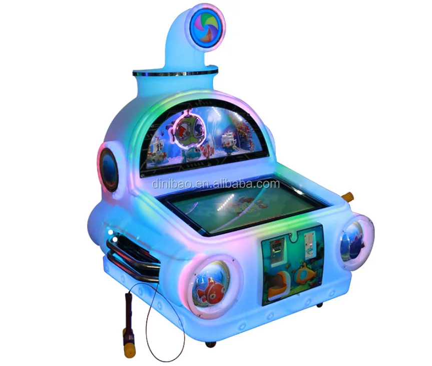 Children Kids Hammer Hitting Music Submarine Arcade Game Machine Coin ...