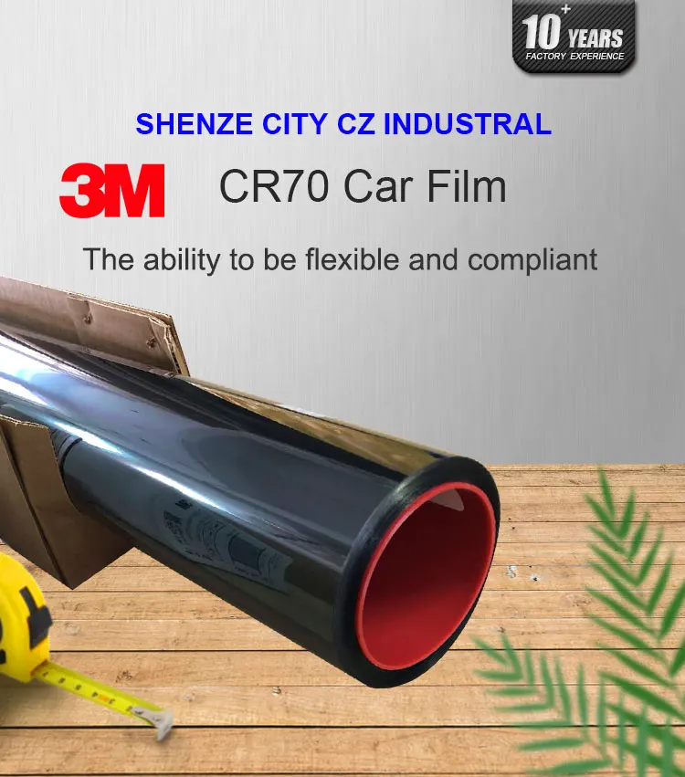 3M CR70 Black Solar Tint Film - Professional Car Window Stickers