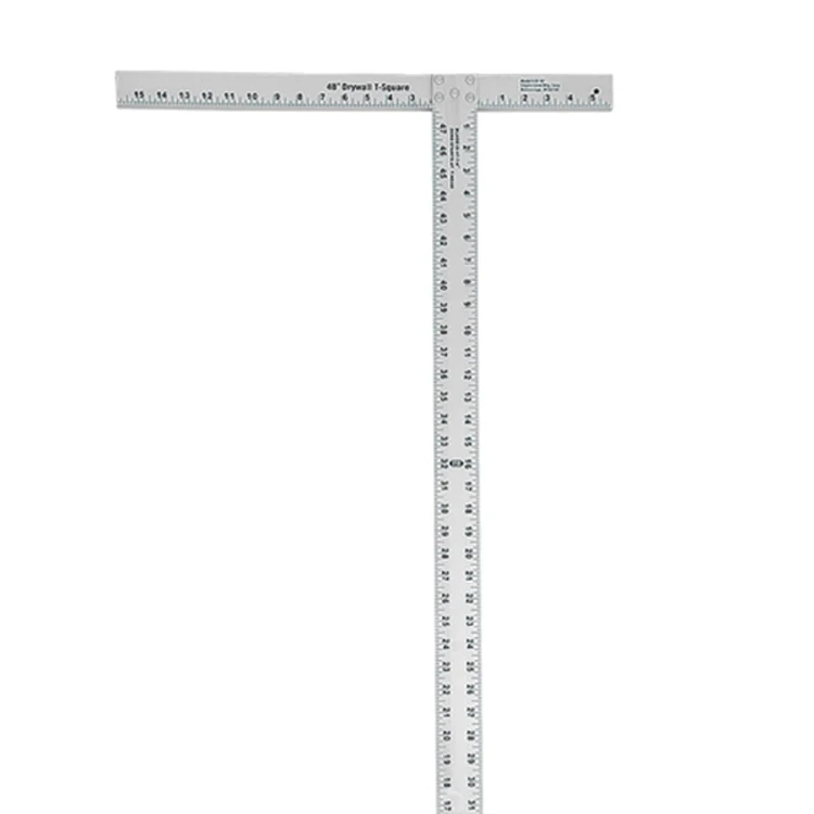 Measure Length Type Black Stainless Steel Try Square Ruler T Ruler For ...