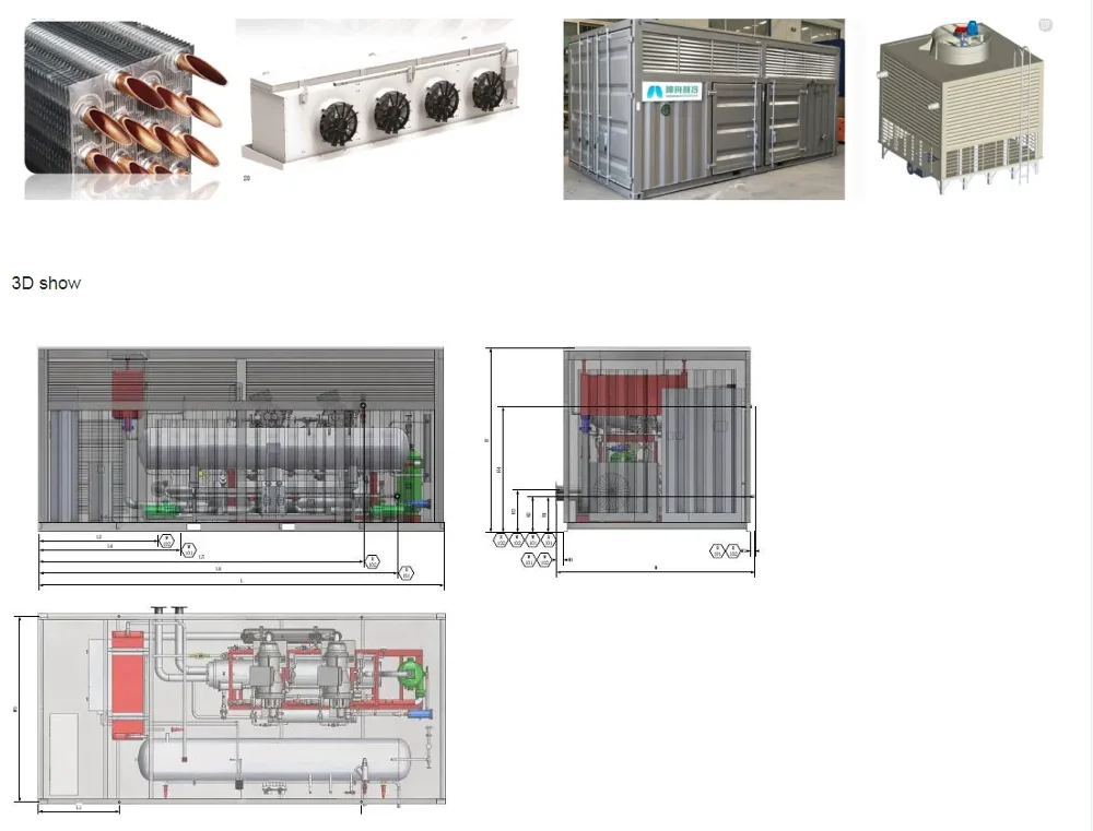 CO2 refrigeration skid for cold storage room with Ce - Coowor.com