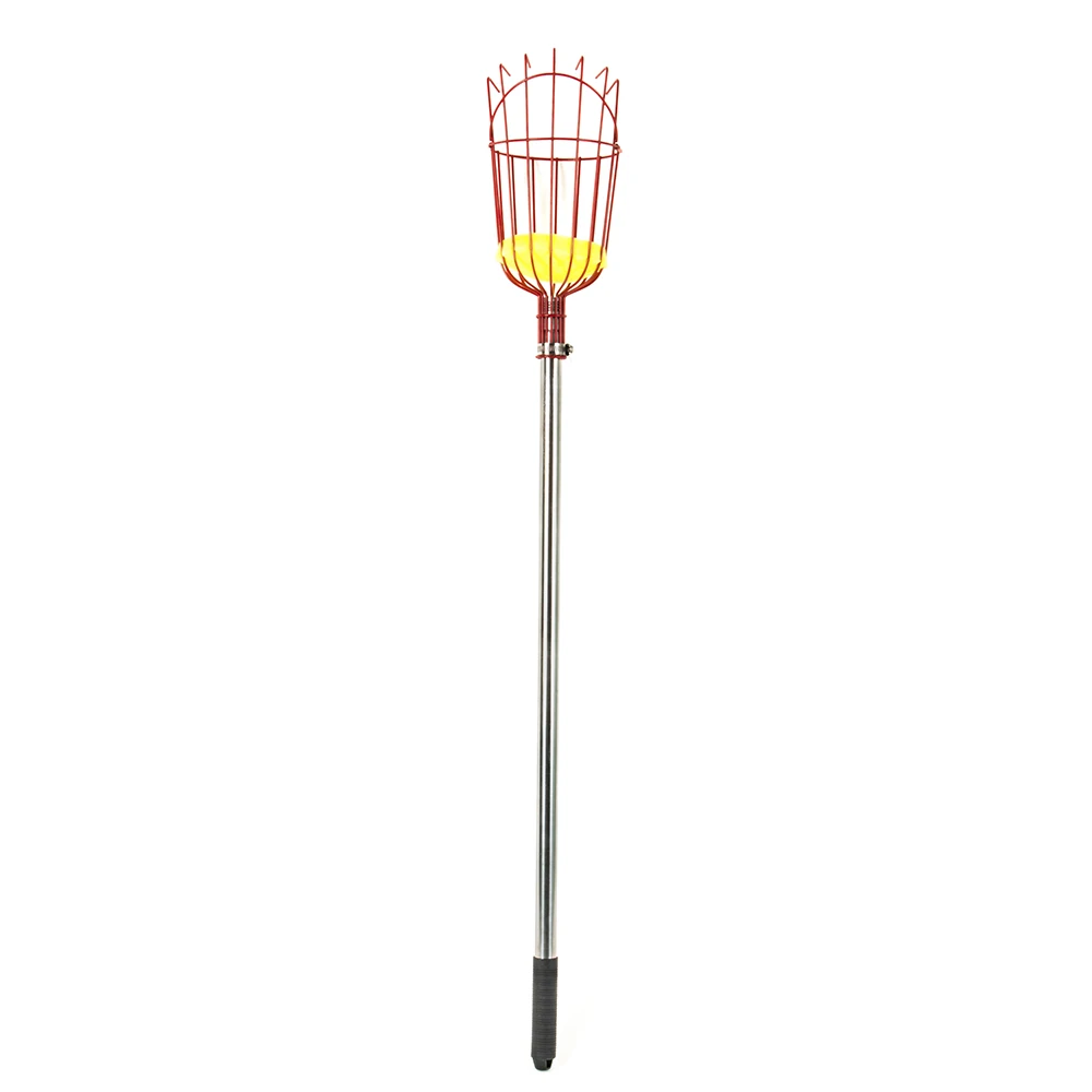 Telescopic Stainless Steel Long Handle Wist-on Basket Catcher Apple ...