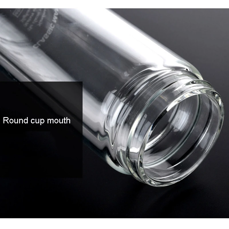 2020 New Custom Borosilicate Crystal Lid Glass Water Bottle - Buy ...