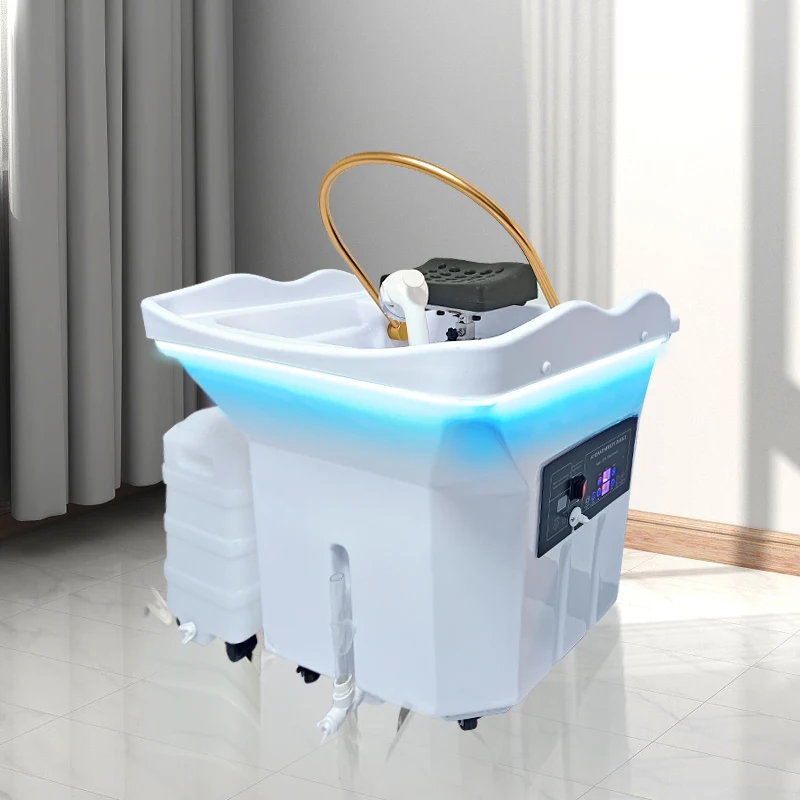 Portable Head Spa Shampoo Basin Water Circulation Salon Furniture ...