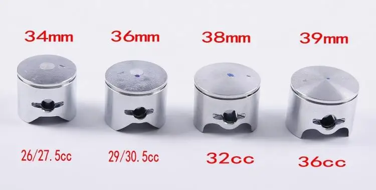 RC Gas Car Piston Kit 34mm-43mm for Zenoah CY Engines