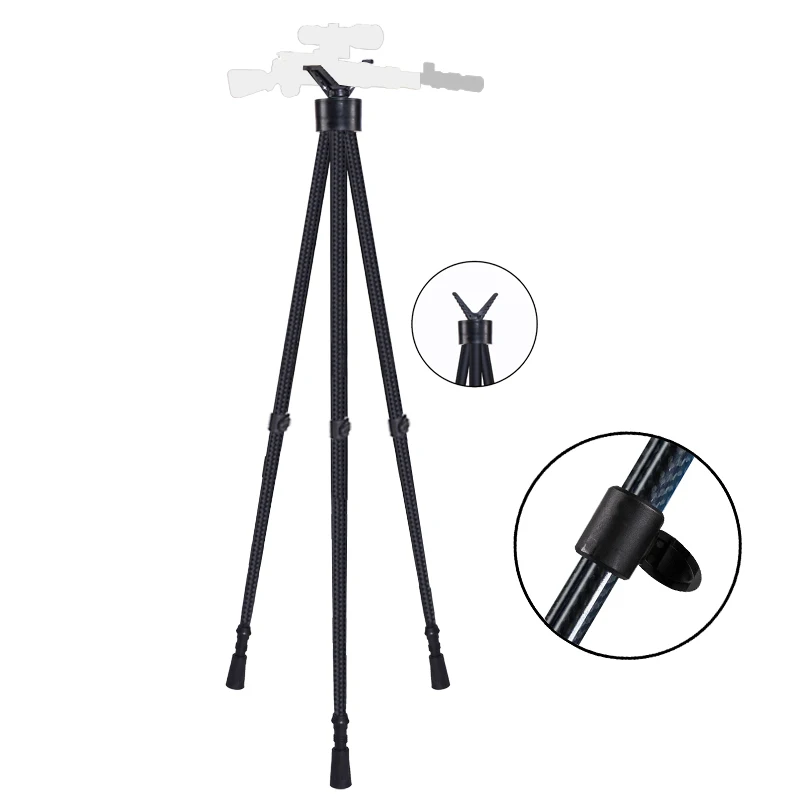 Aluminum Shooting Support Monopod Tripod Shooting Stick Hunting - Buy ...