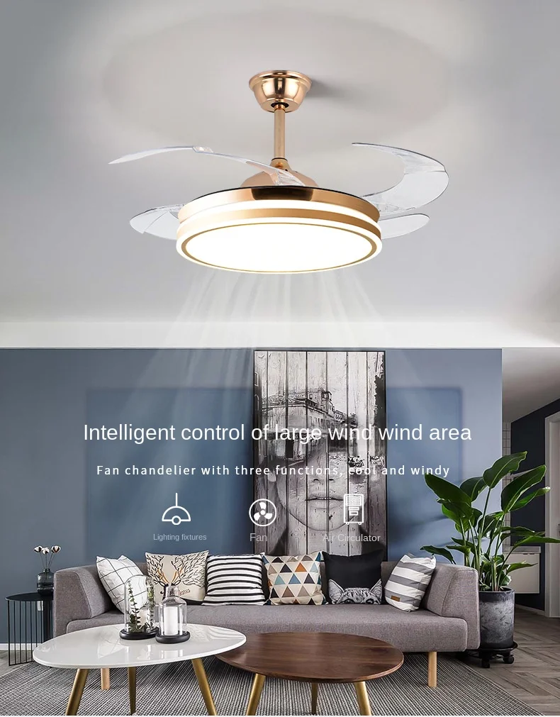 2024 LED Ceiling Fan Light - Modern, Efficient, and Stylish