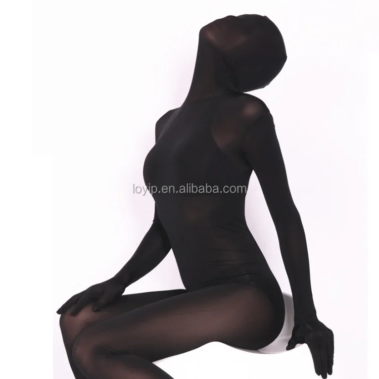 Spandex Bodysuit Sexy Full Body Zipper Up Catsuit For Women Buy Spandex Full Body Suit For