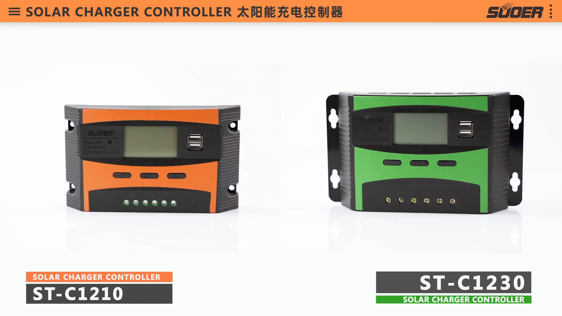 Suoer 12v 24v Pwm Solar Charge Controller Manual 40a Regulator Solar ...