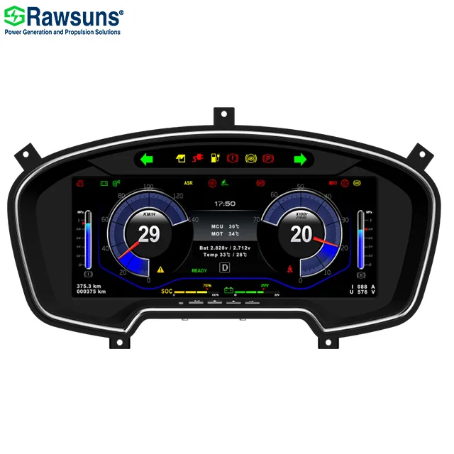 Full Lcd Display Dashboard Electric Car Instrument Panel For Driverless ...