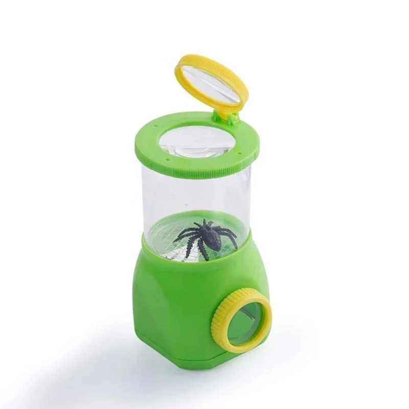 Portable Children Outdoor Insect Observation Viewer Box Flip Lid Two ...