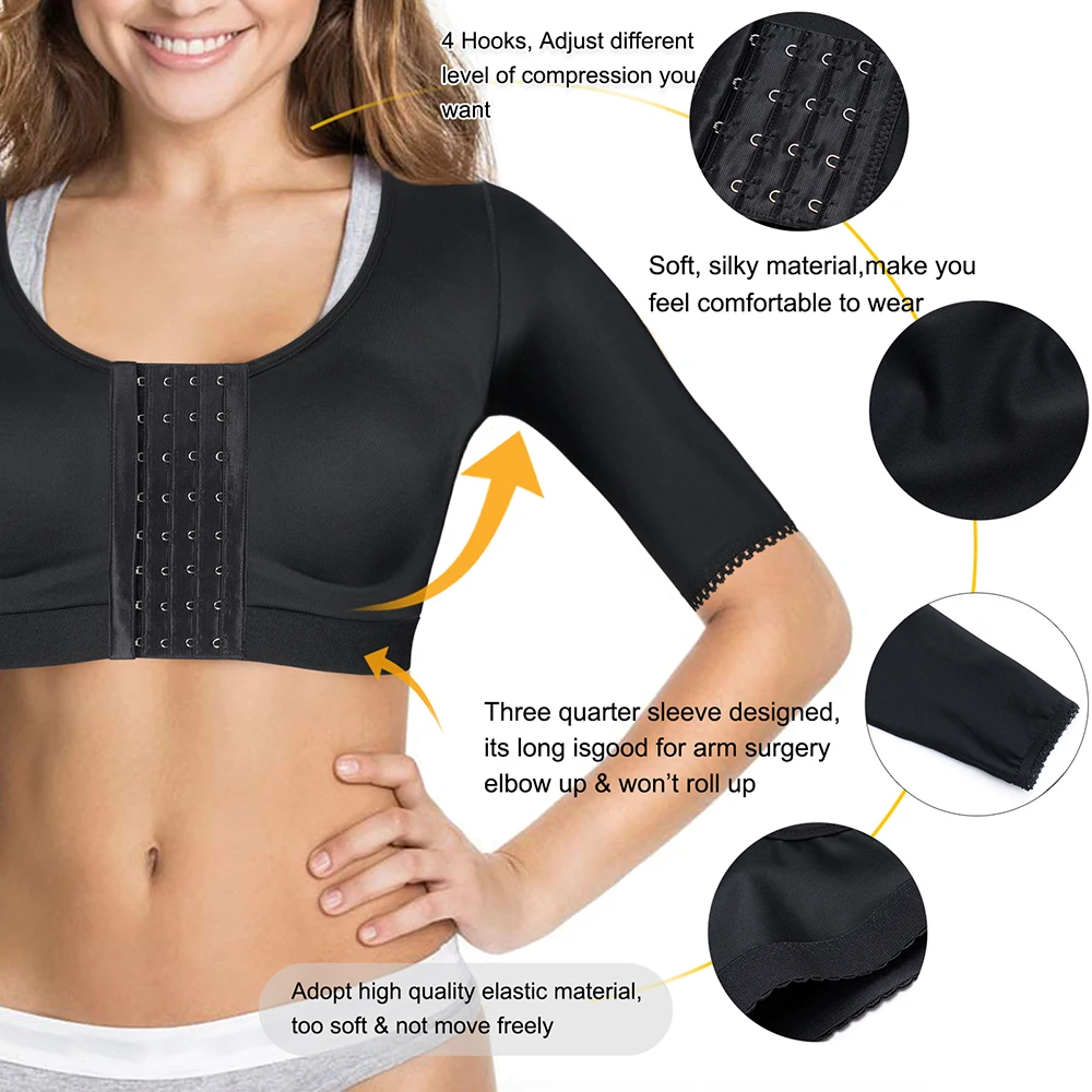 Women Upper Arm Shaper Posture Corrector Post Surgical Slimming ...
