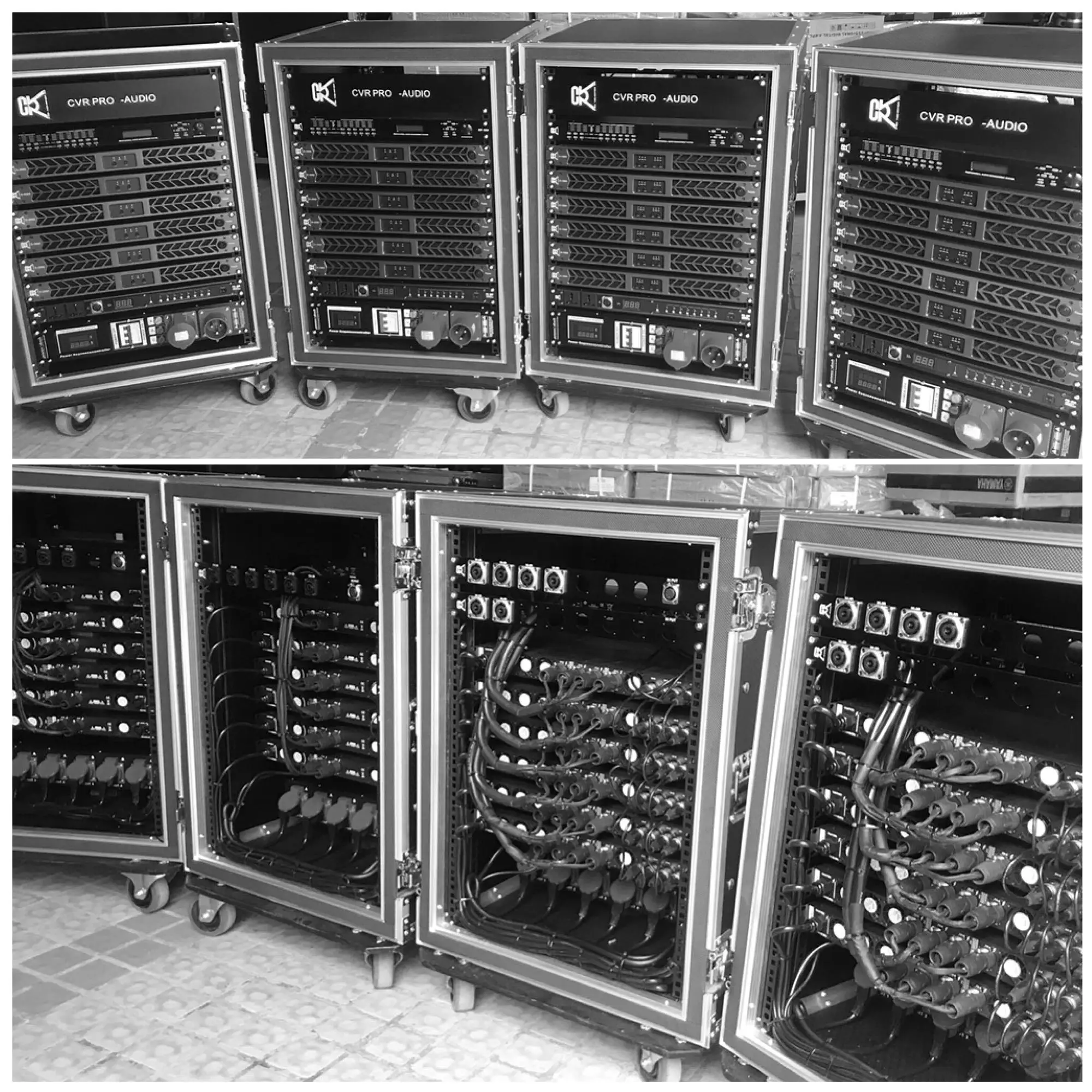 CVR Power Amplifier D-2004 - Big Power Sound System DSP Amplifiers