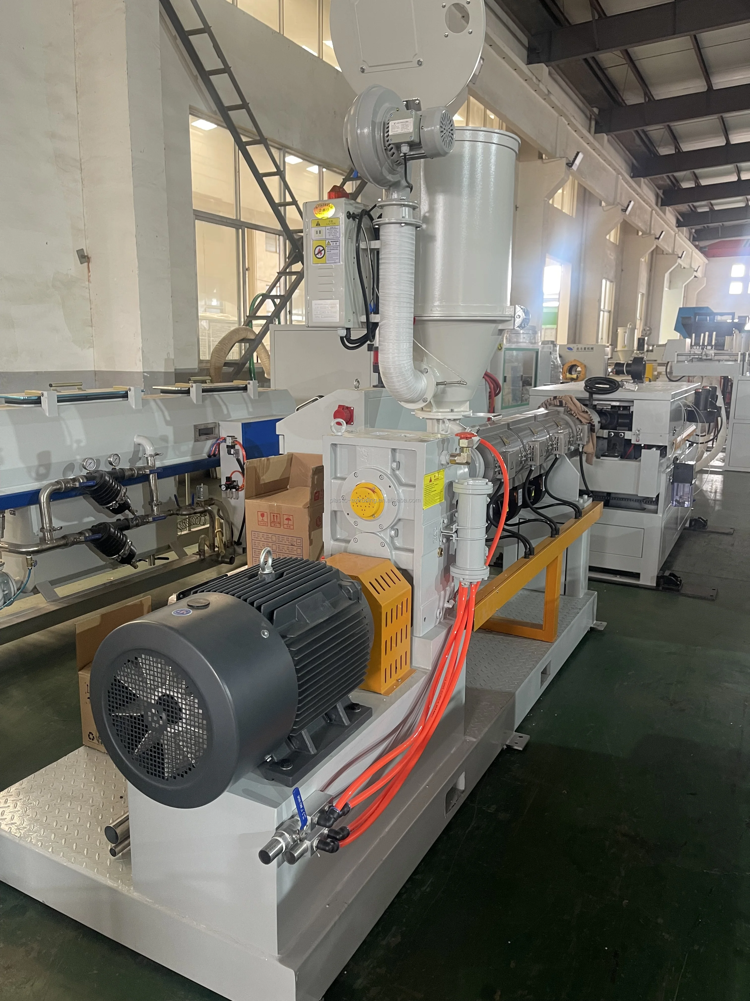 Horserider Pp Pe Single Wall Corrugated Pipe Hose Machine Hose Extruder ...