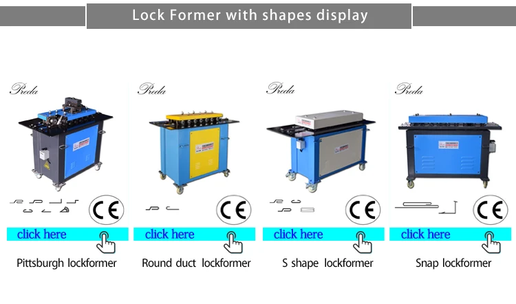 Cheap Price Air Duct Lock Forming Machine in Malaysia