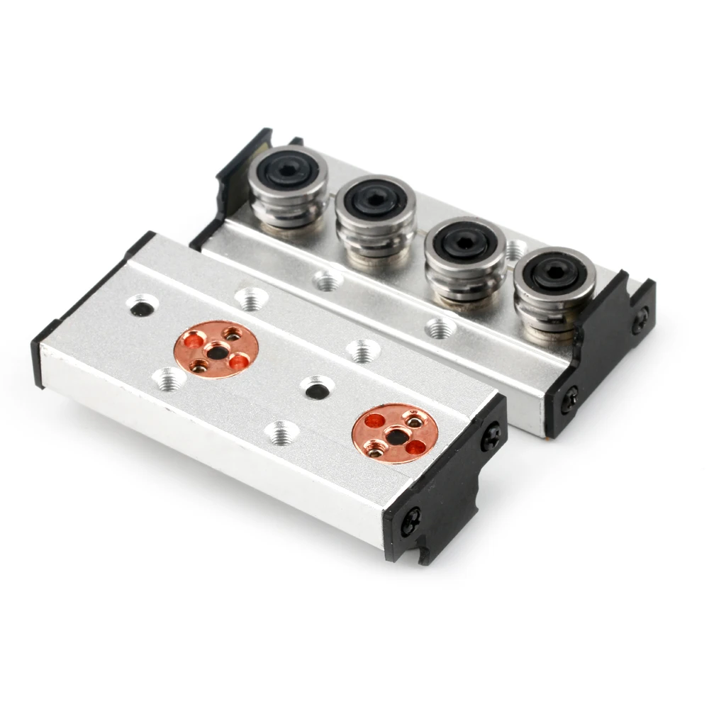 Dual-shaft Linear Guide Rail SGR20 3 4 5 Wheels Bearing