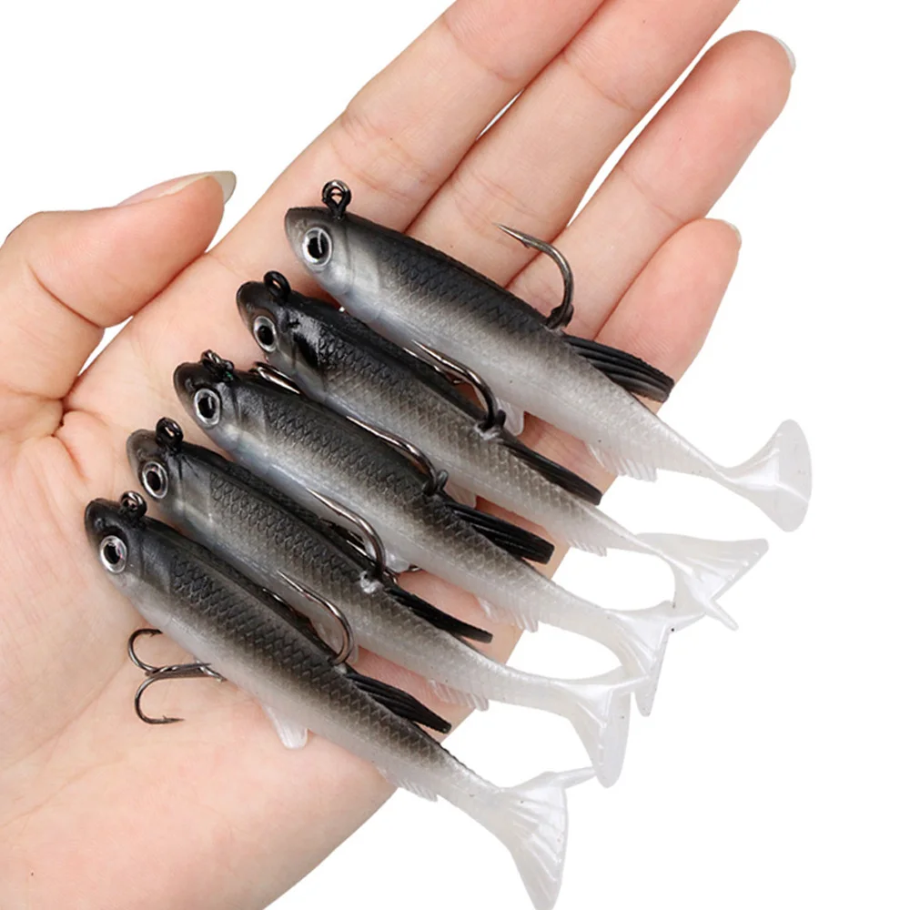 Johncoo Bait Fish Lure 12g 15g Jig Soft Body Saltwater Bass Fishing ...