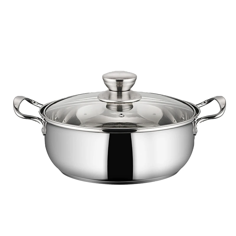 Wholesale Kitchen Induction Cookware Set Cooking Pots Round Stainless ...