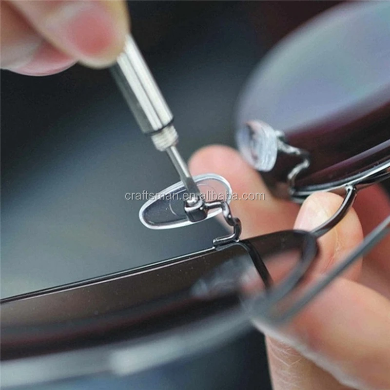 Magnetic 3 In1 Eyeglass Screwdriver Hand Tools Mini Eyeglass Screw ...