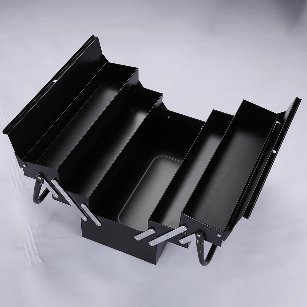 Portable Tool Box Cantilever Metal Toolbox 3 Tier Multi-function Tool ...
