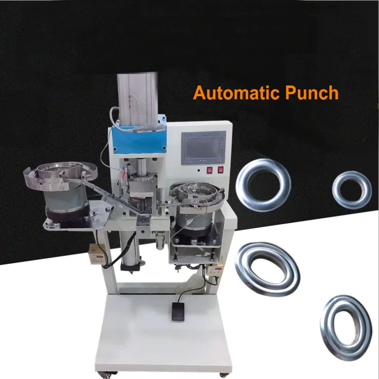 Automatic Eyelet Machine for 40mm Curtain Eyelet - Video Inspection
