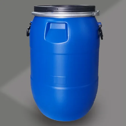 Open Top 60L Plastic Blue Barrel Keg - Eco-Friendly 48 Gallon Drum For ...