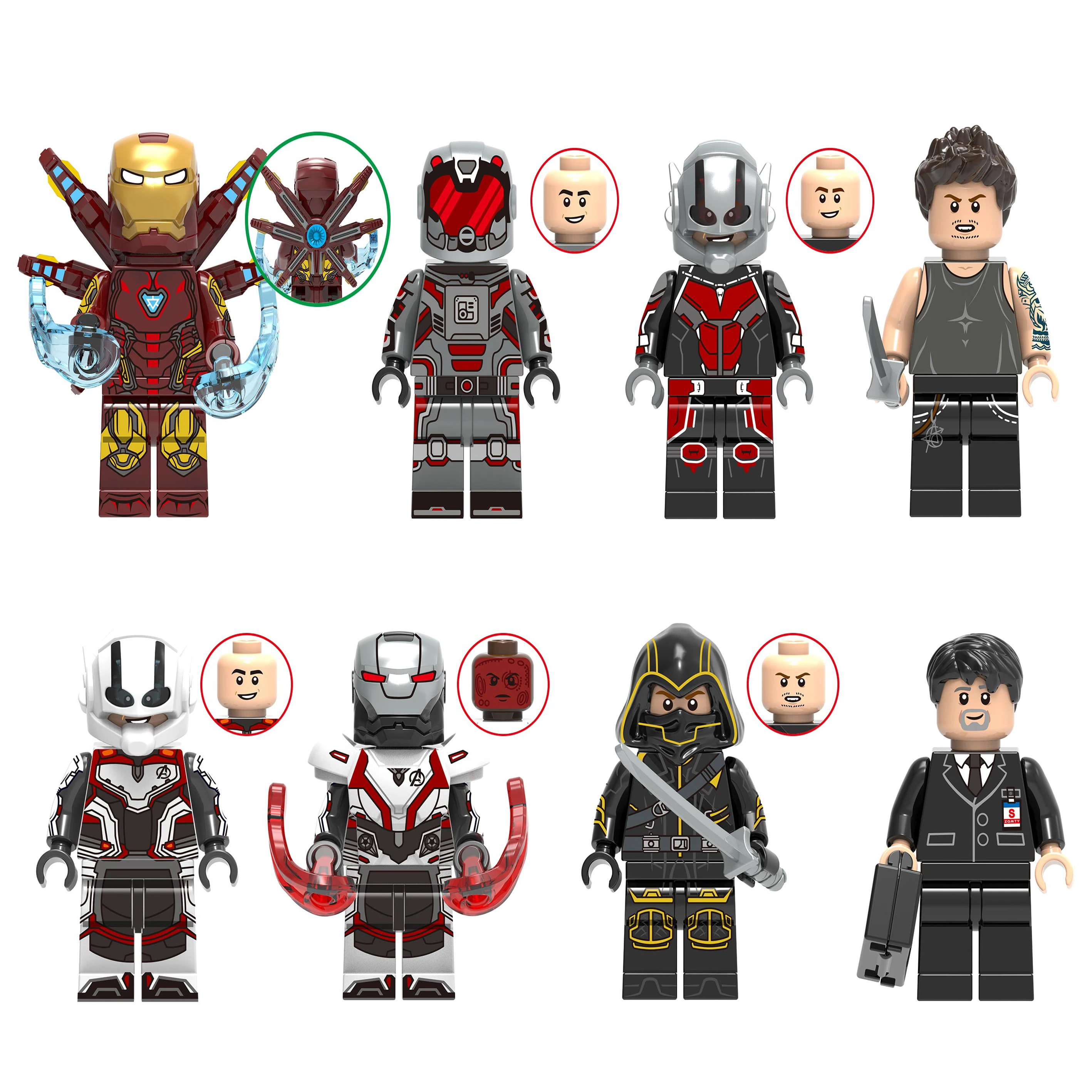 Superheros Mini Figure Plastic Building Blocks Set Brick Toys ...