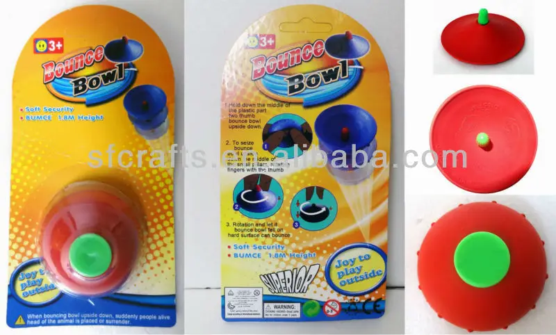 Funny Rubber Bouncing Disc - Jump Pop Ball Hip Pop Ball