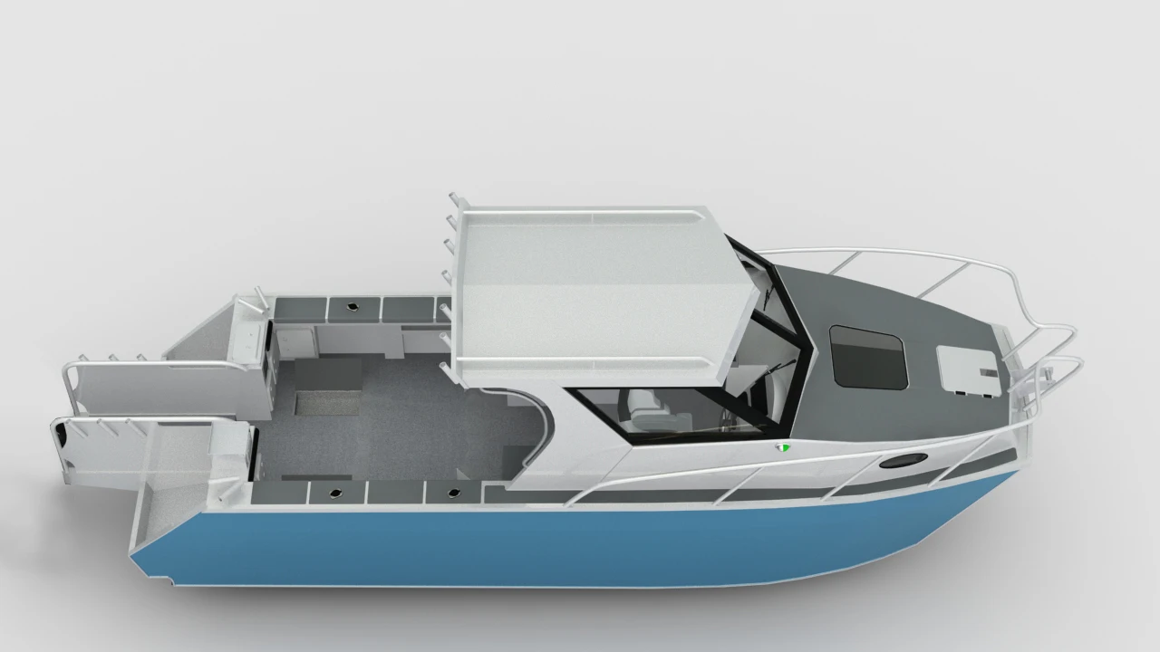 Aluminum Power Catamaran Fishing Boat - Luxury & Leisure