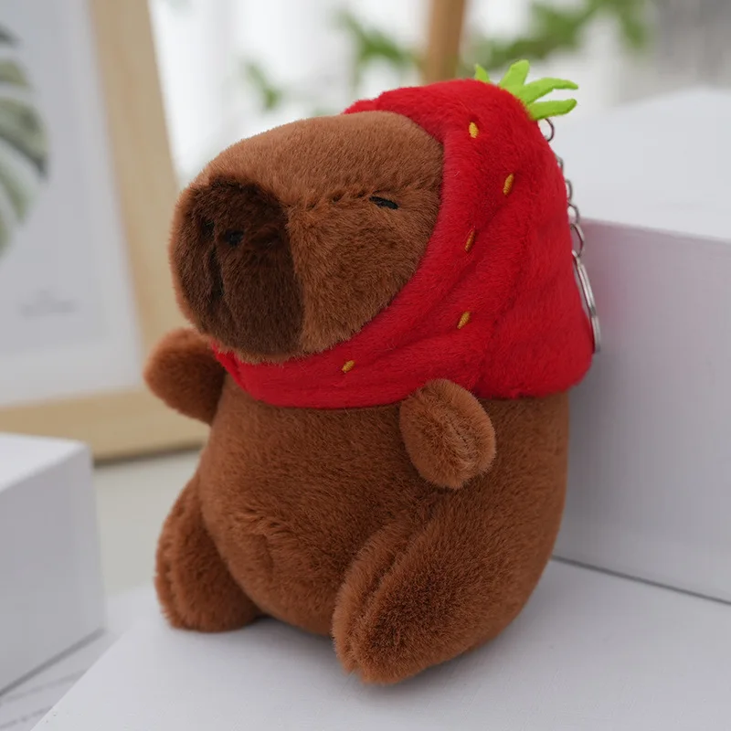 Capybara Plush Keychains - Adorable Stuffed Animal Toys