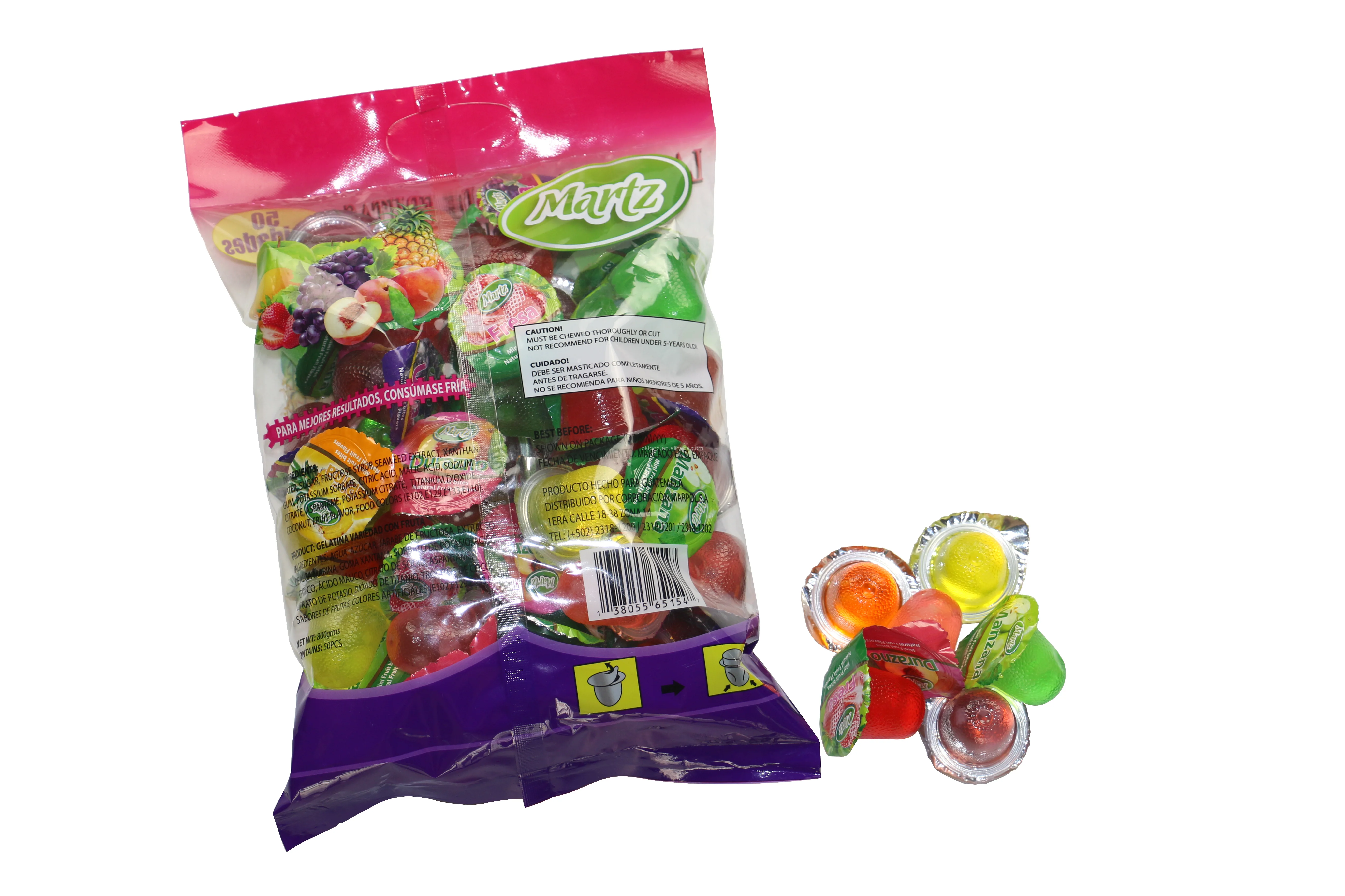 Oem New Taste Assorted Mini Fruit Jelly Packing In Bag - Buy Mini ...