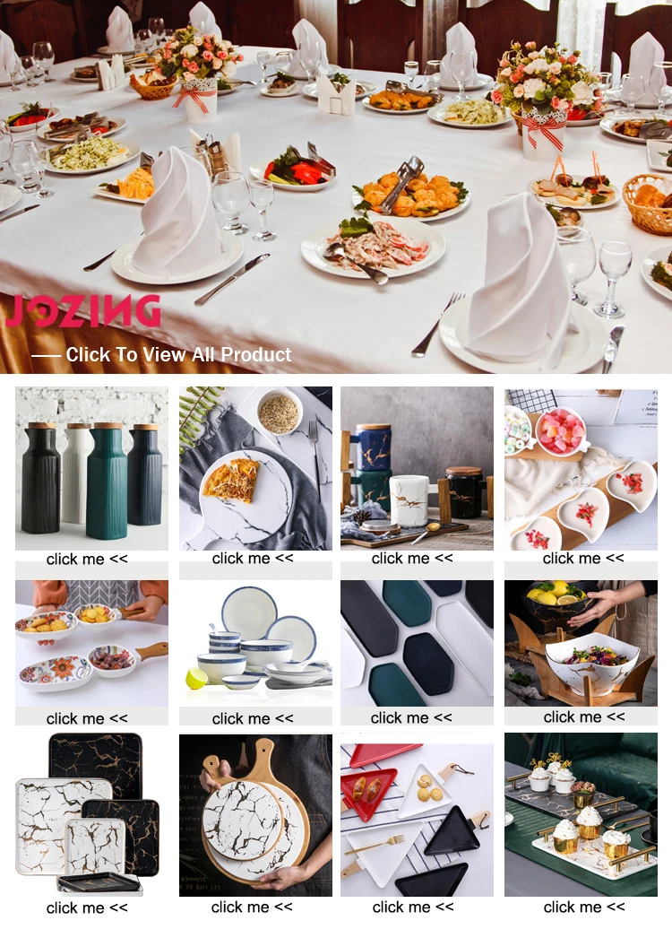 Bohemian Style under Glazed Ceramic Dinner Plates by Jozing