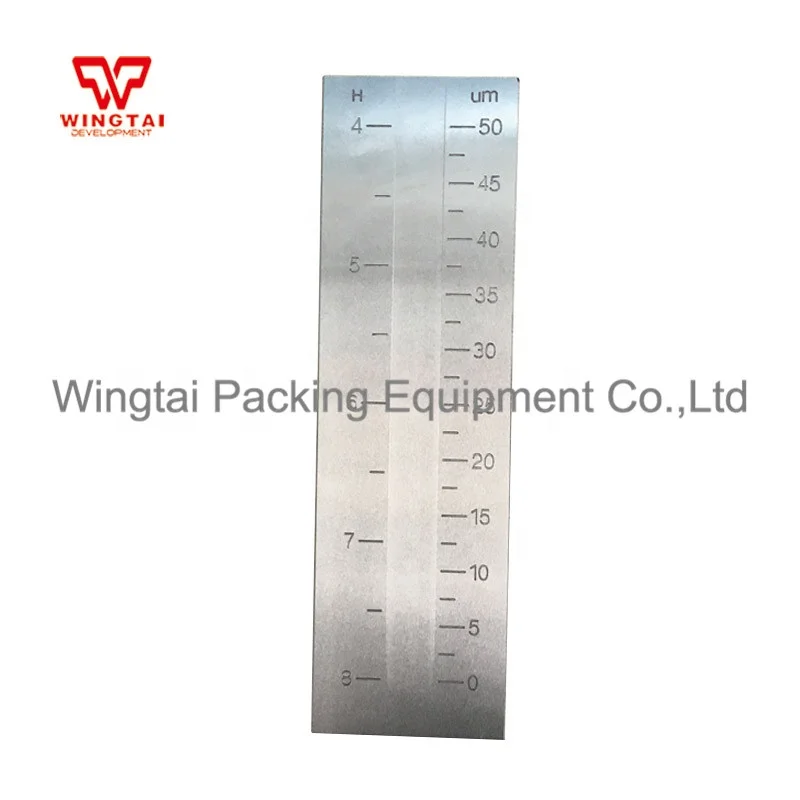 PUSHEN Single Groove Fineness Gauge - 0-25um to 0-100um