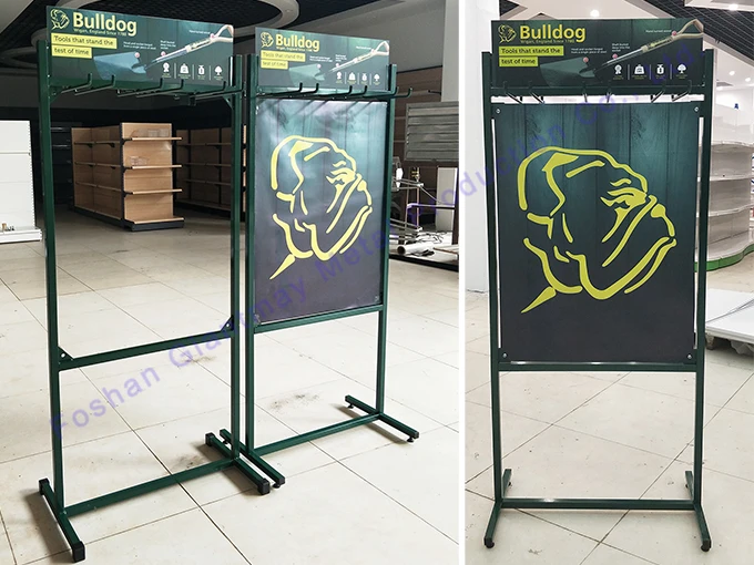 Wholesale Floor Free Standing Poster Display Rack Shopping Mall Metal ...