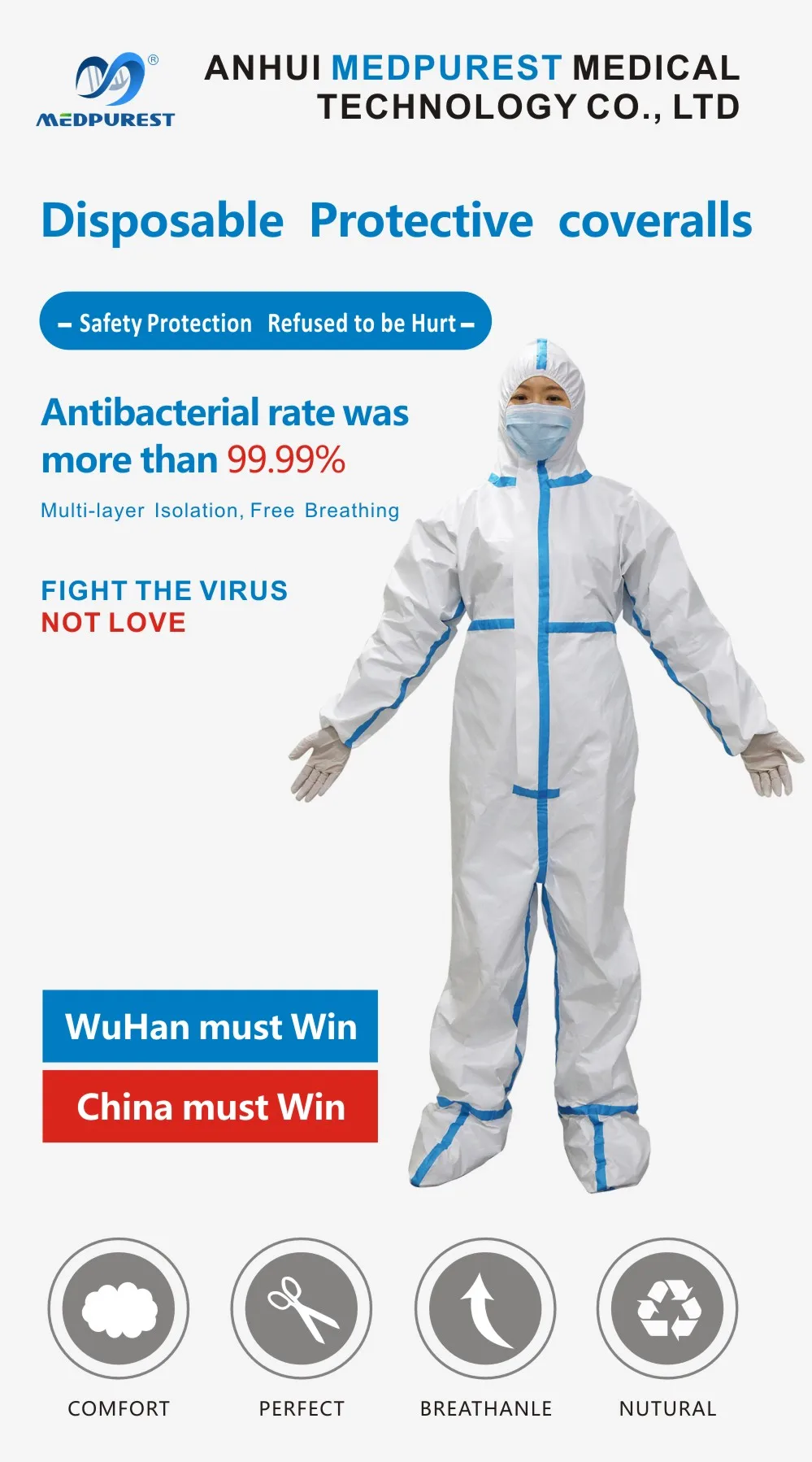 Professional Production Skin-friendly Breathable Antibacterial ...