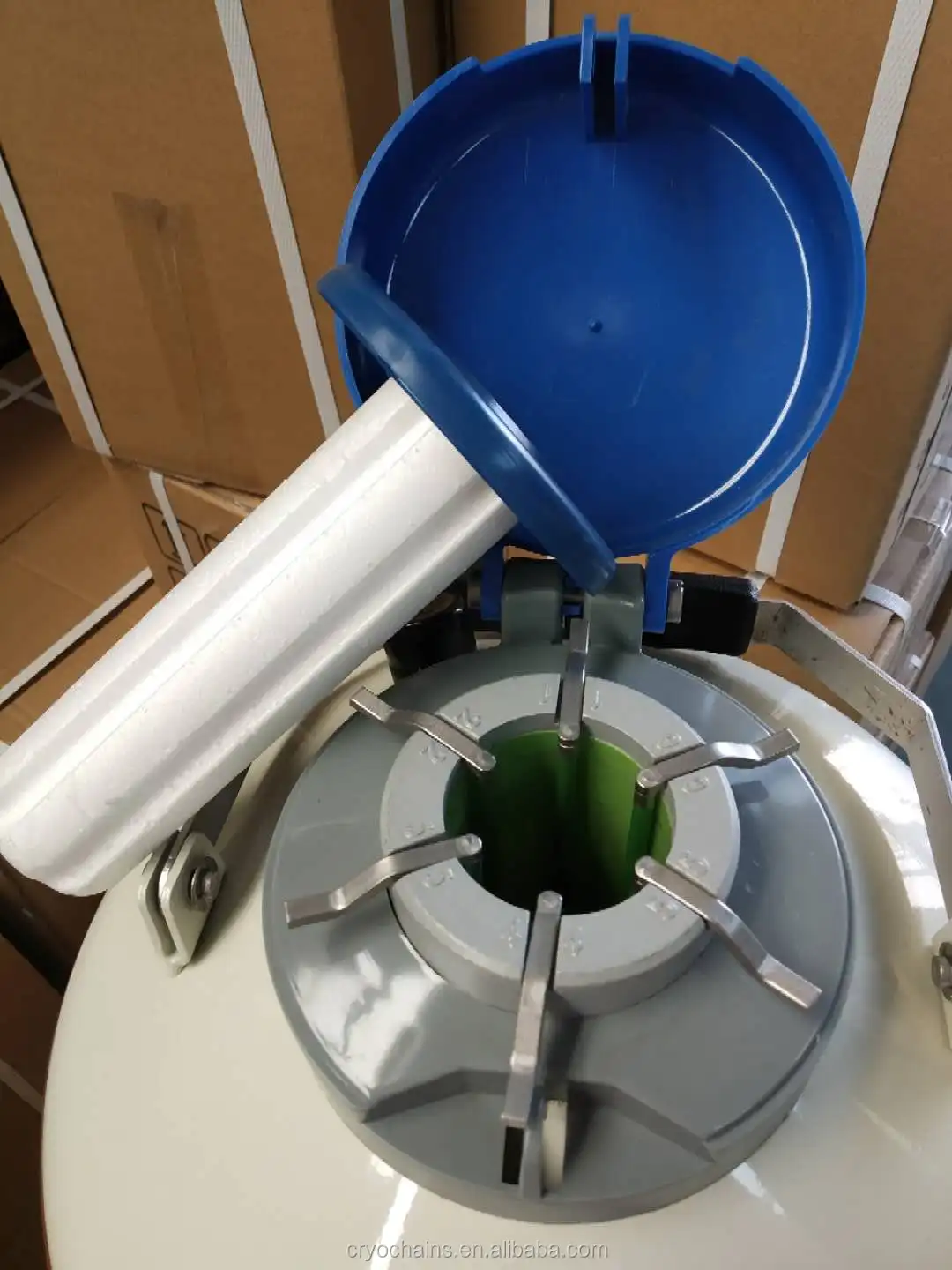 Cryo Dewar Supplier Semen Storage Tank Liquid Nitrogen Container For Artificial Insemination ...