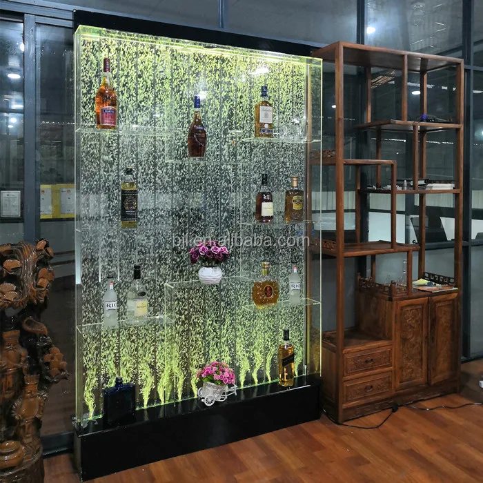 Custom Made Display Rack - LED Glowing Water Bubble Wall