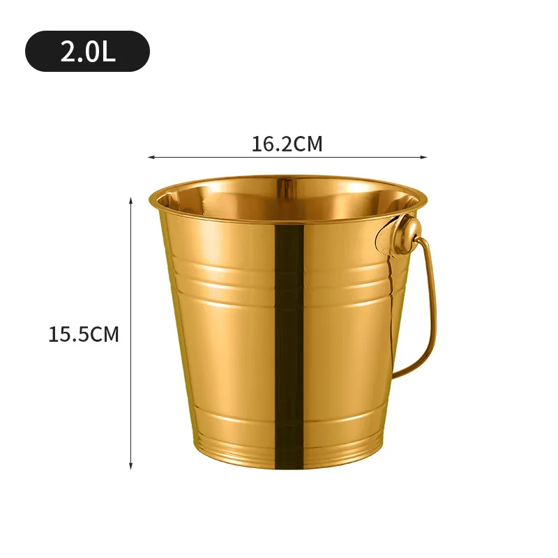 SUS304 Stainless Steel Ice Buckets - Durable & Stylish