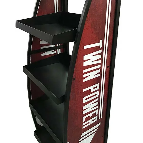 Wholesale Lubricant Shelving Engine Oil Display Stand Metal Motor ...