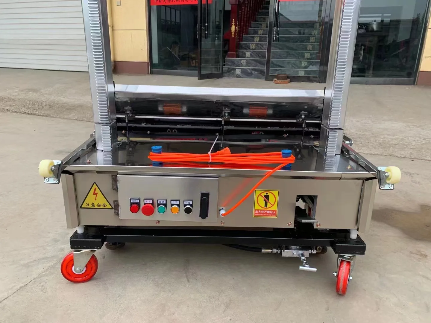 1000 M2/8h Automatic Cement Rendering Machine for Sale