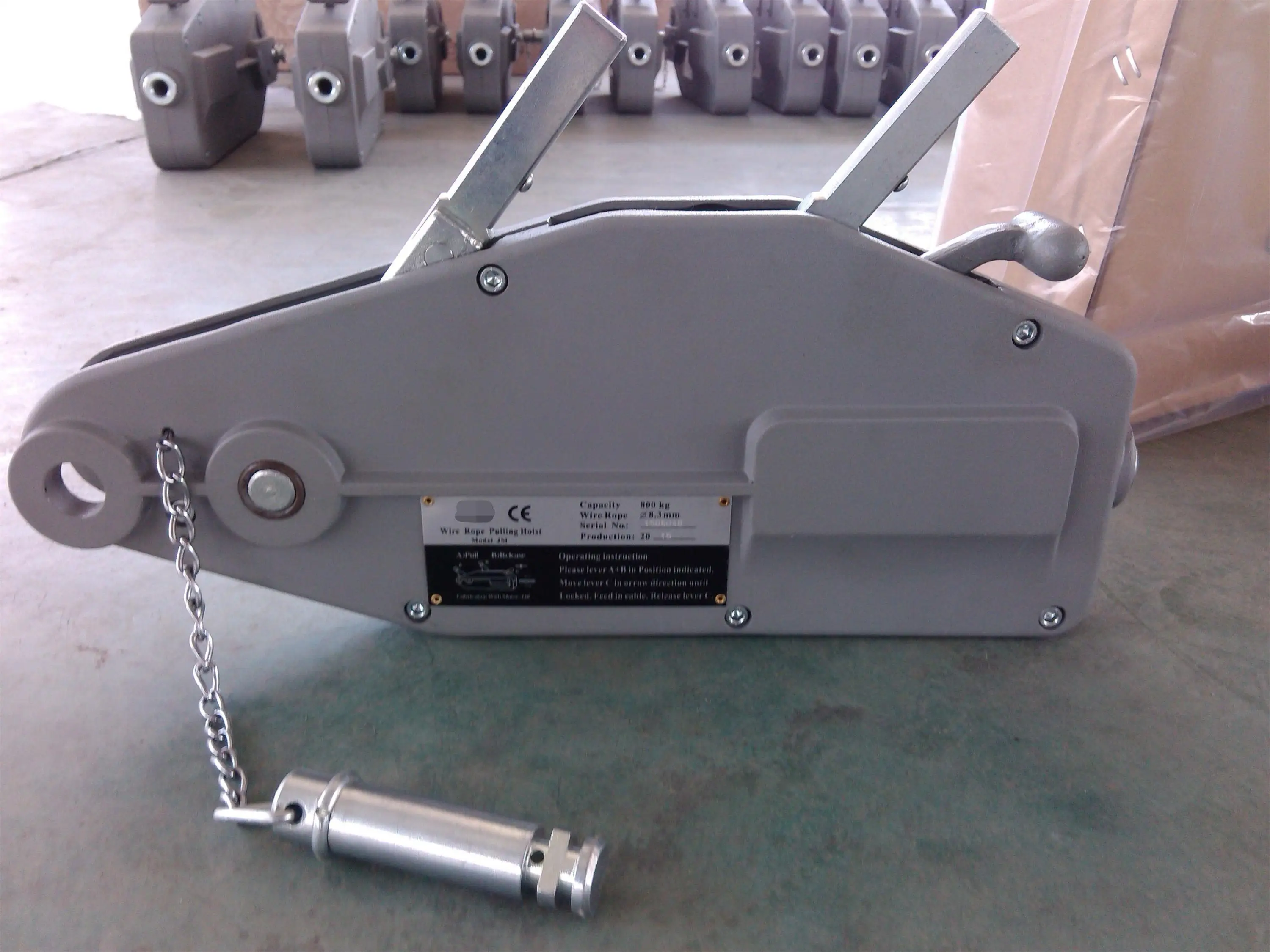 China Factory Aluminum Cable Puller and Lifting Machine/ Wire Rope ...