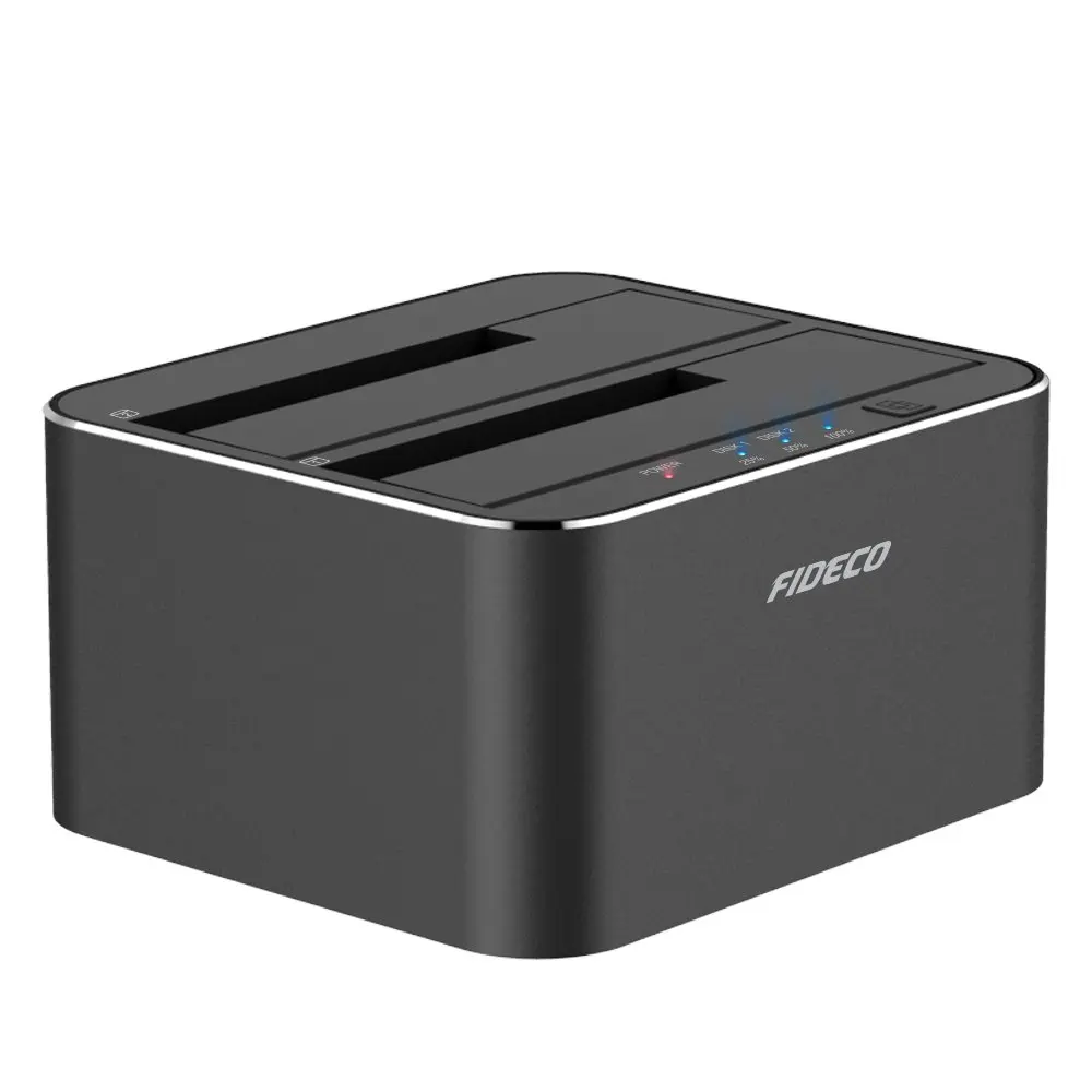 Fideco Factory External Aluminum Hard Drive Disk Docking Station Usb 3.0 Hdd Clone Dock 2.5 3.5 ...