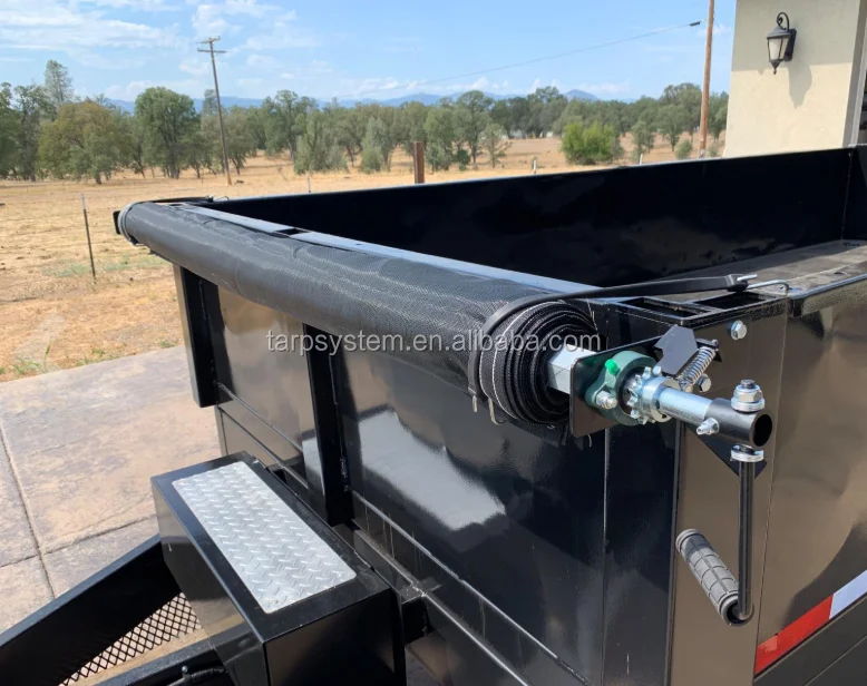 New Steel Dump Trailer Tarp Kit with Crank Handle for Small Dump ...