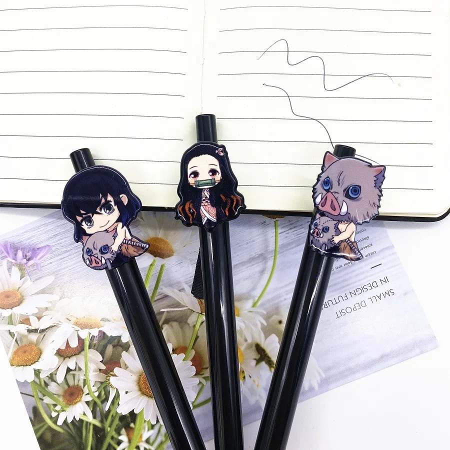 16 Designs Wholesale Price Popular Anime Cartoon Pen Stationery Kimetsu ...