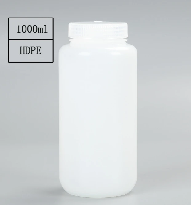 1000ml Plastic Storage Bottle For Chemical Liquid Vial Reagent Lab ...