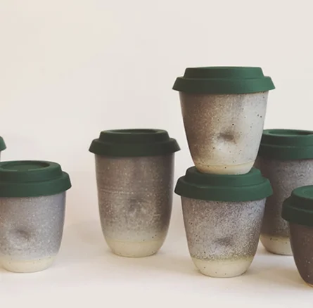 High Quality Custom Two Tone Design Home Travel Mini Porcelain Coffee ...