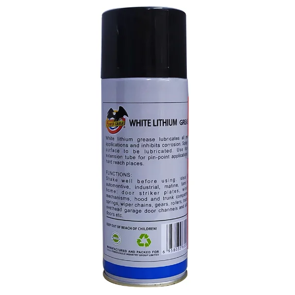 Factory White Lithium Grease Spray Eco-friendly Lithium Lubricant For ...