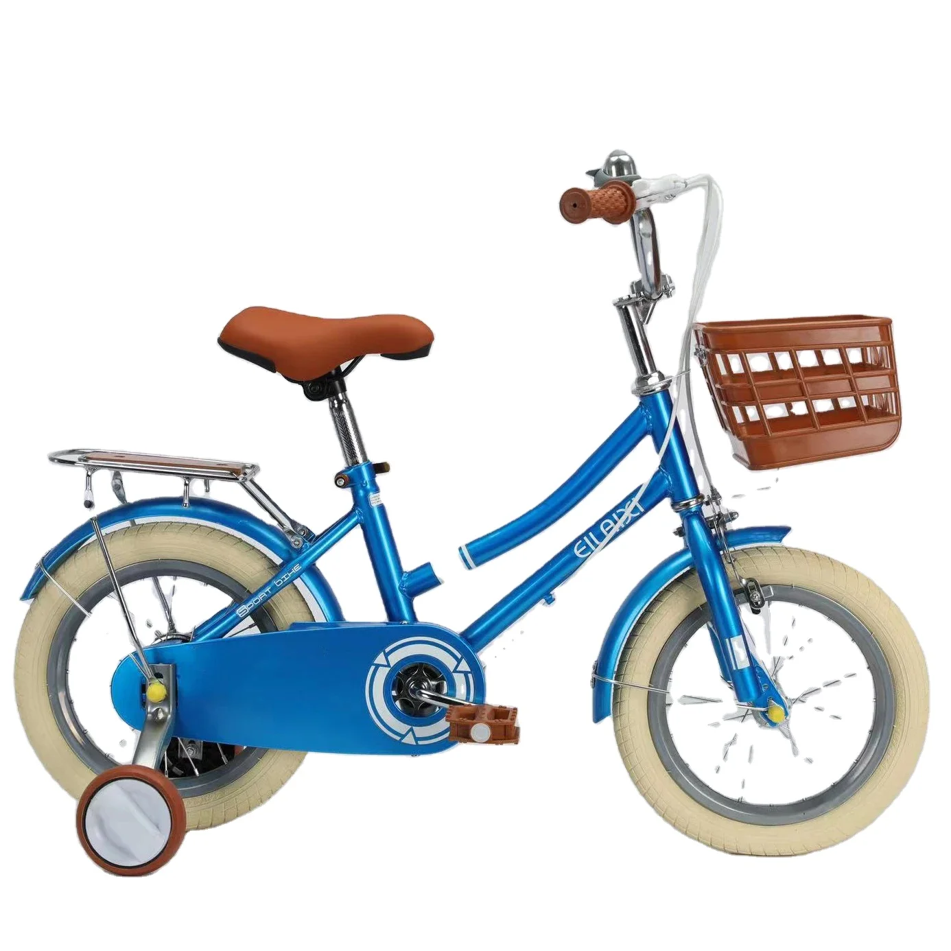 12 Inch Kids Bike With Double Disc Brake / Steel Frame Girl Bike With ...